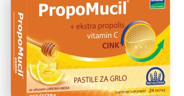 PROPOMUCIL PASTILE- MED I LIMUN - Preparations for nasal sluzokožu ...