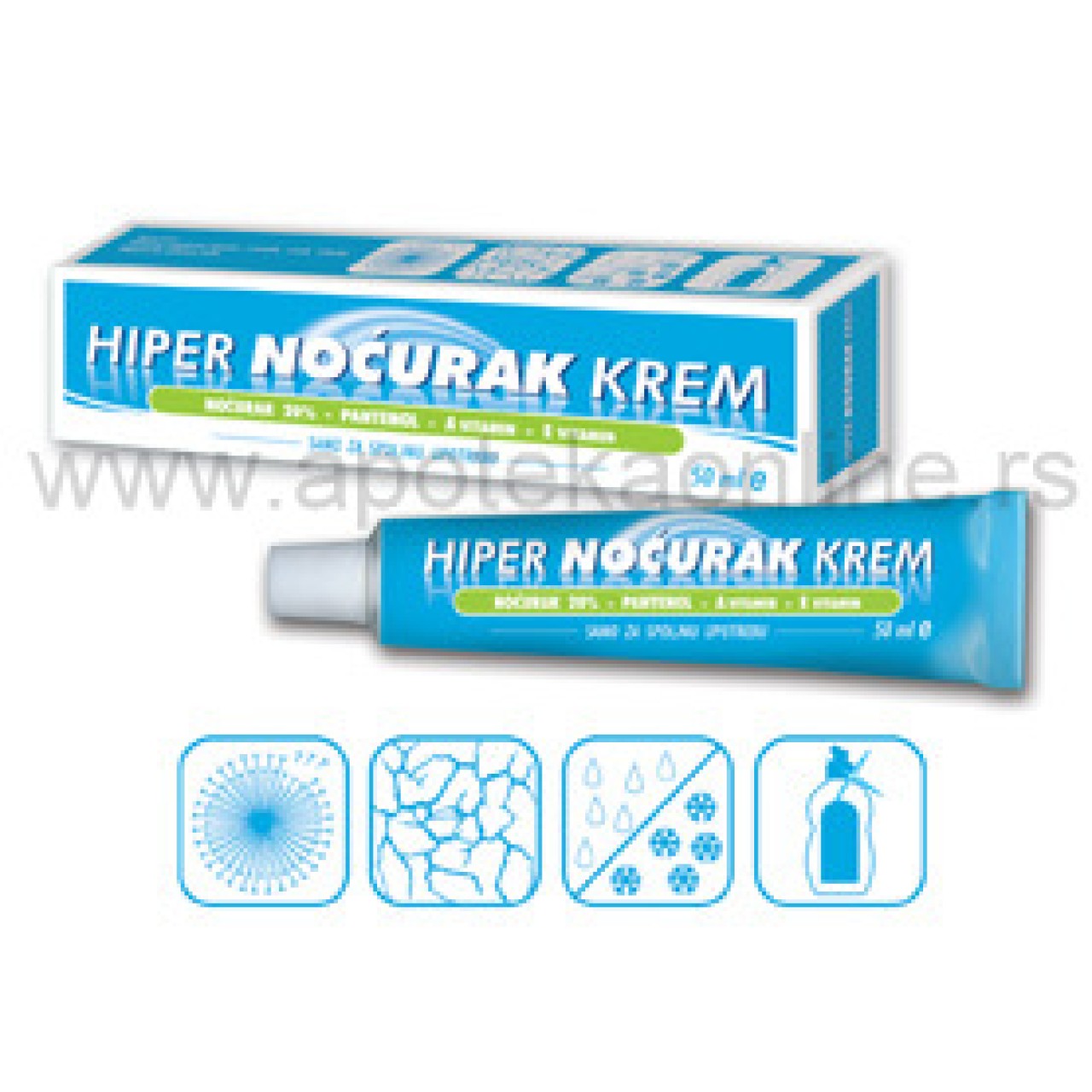 HYPER NOĆURAK CREAM - Eczema and psoriasis | Online Pharmacy Premium