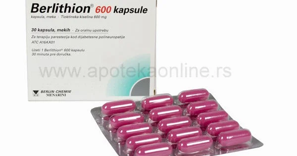 BERLITHION 600mg KAPSULE | Apoteka Online Premium