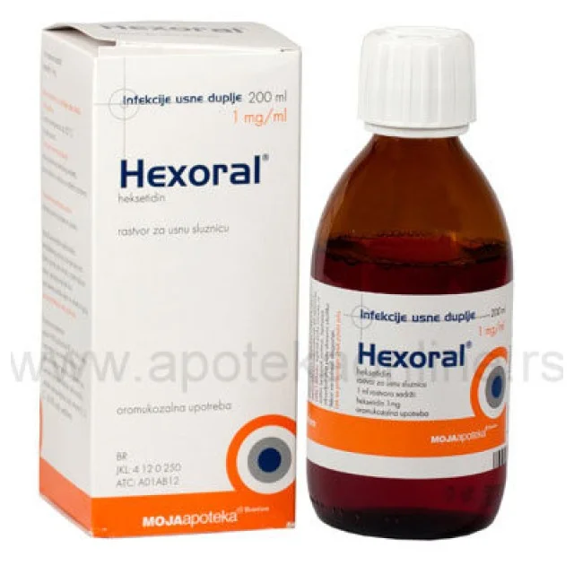 HEXORAL RASTVOR ZA USNU SLUZNICU | Apoteka Online Premium